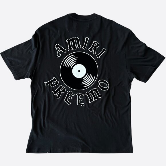 AMIRI | Shirts | Amiri Preemo Black Record Logo Tshirt | Poshmark
